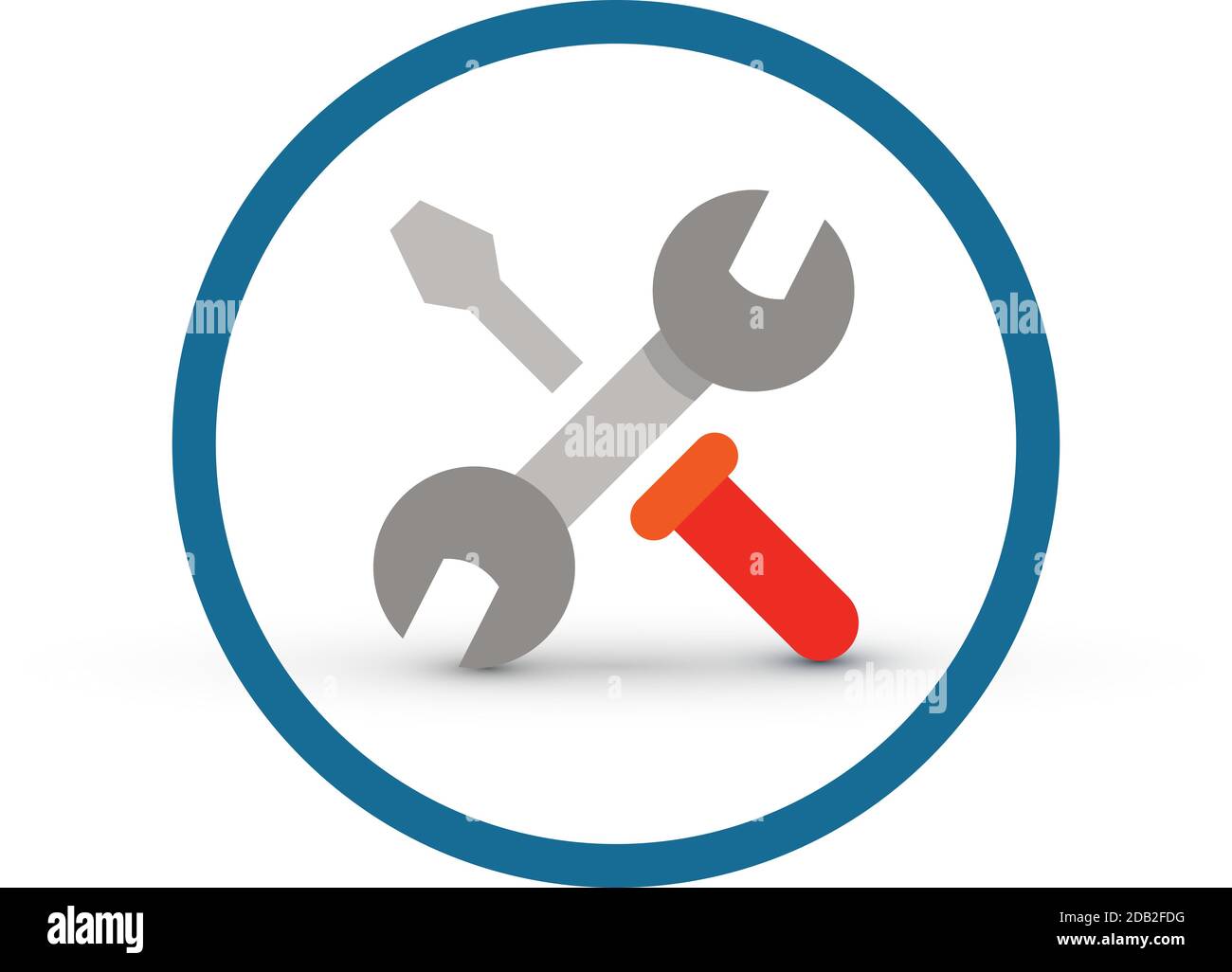 Installation of Energy Efficient equipment. Vector icon Stock Vector ...