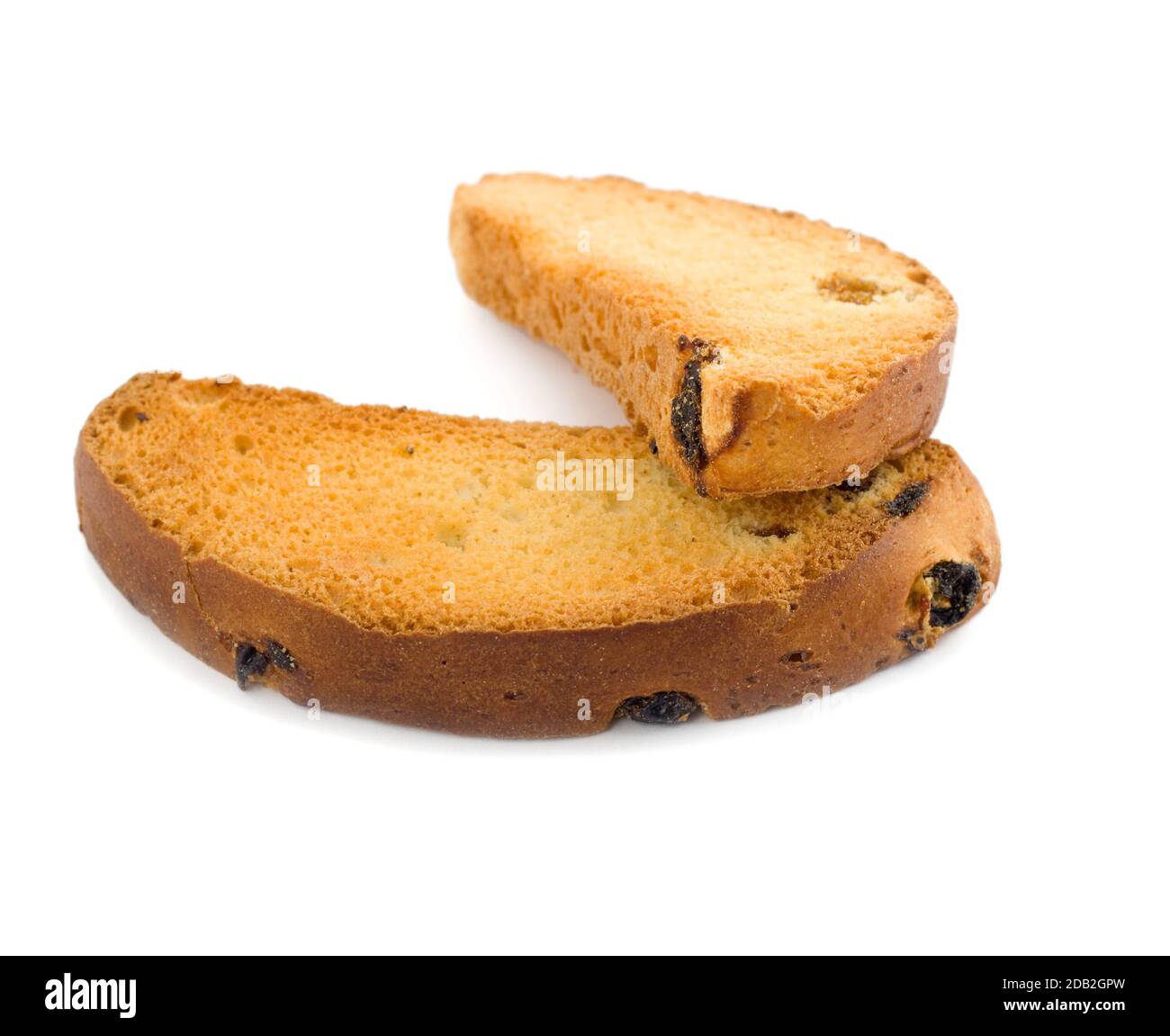 zwieback bread isolated on white background Stock Photo - Alamy