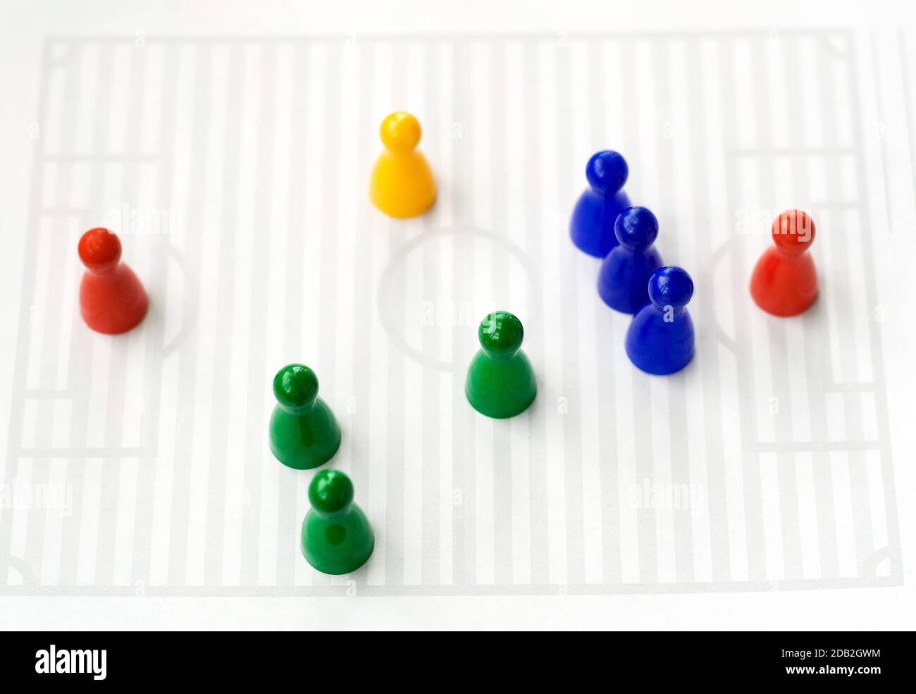 soccer notepad is symbol strategy football field Stock Photo - Alamy