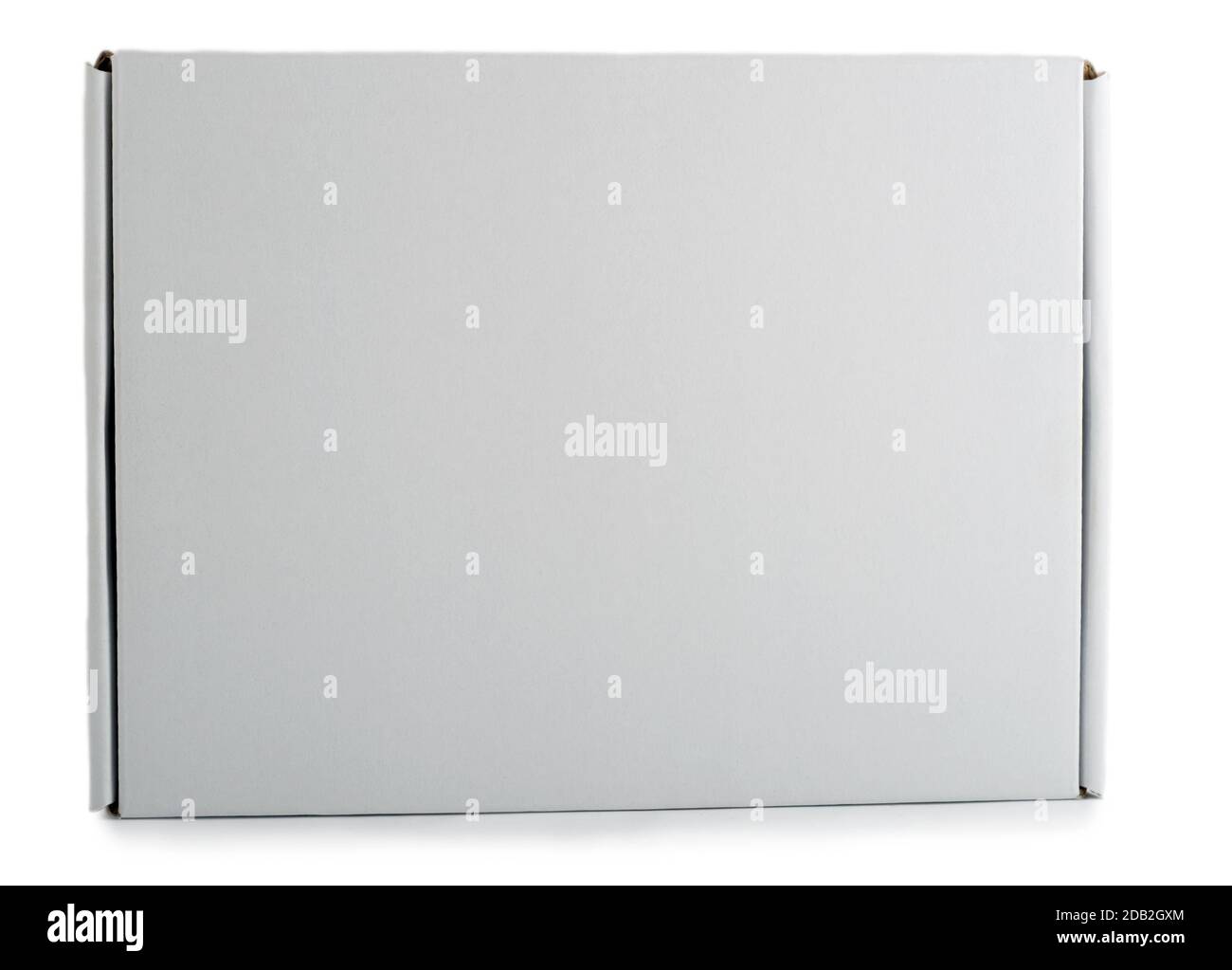 pizza cardboard box on white background Stock Photo - Alamy