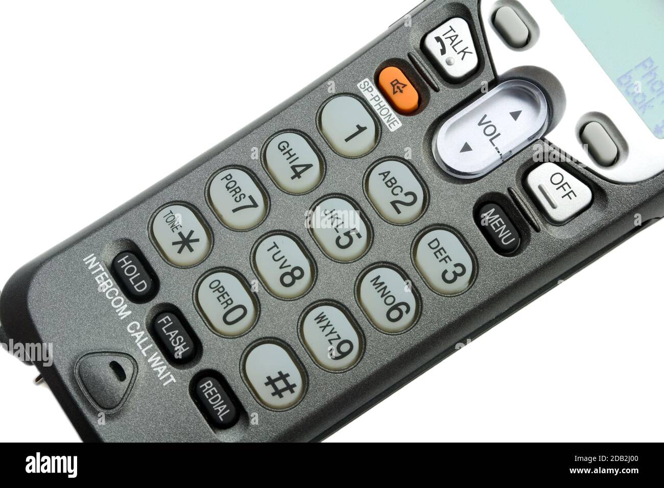 Telephone keypad isolated on white background Stock Photo - Alamy