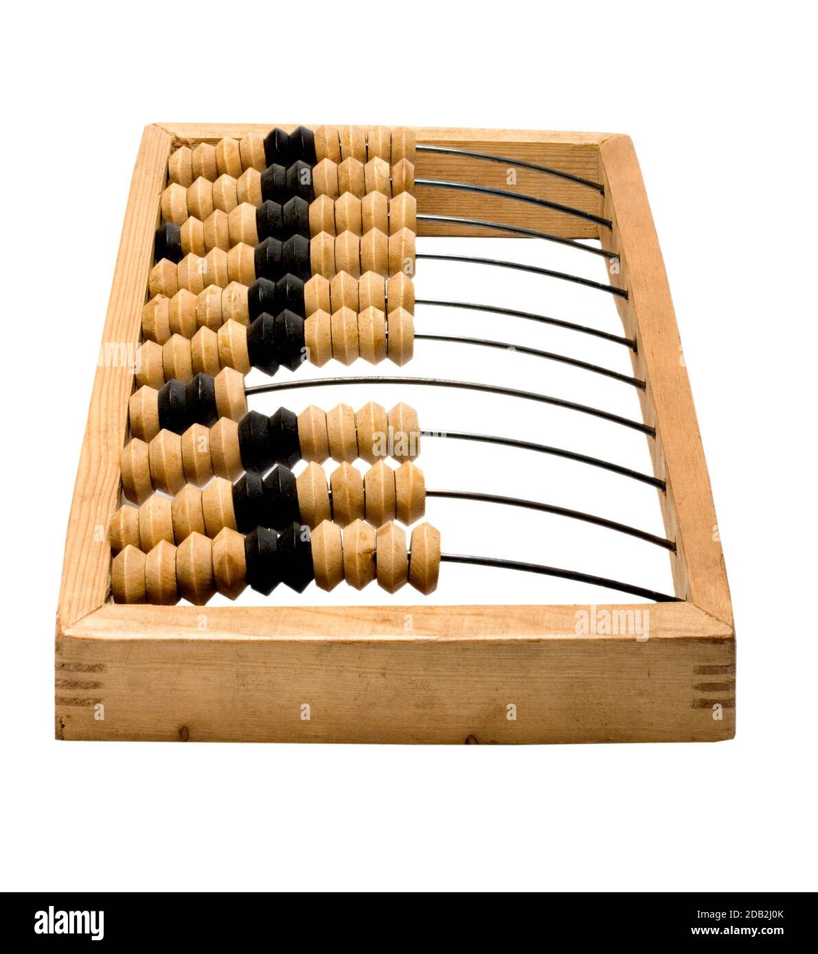 wooden abacus isolated on white background Stock Photo - Alamy