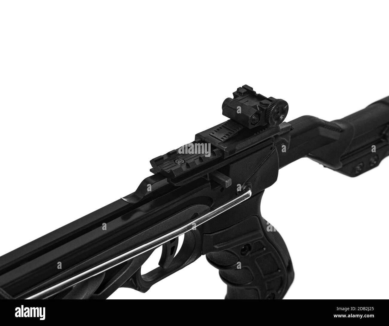 Modern crossbow isolate on a white background. Quiet weapon for hunting ...