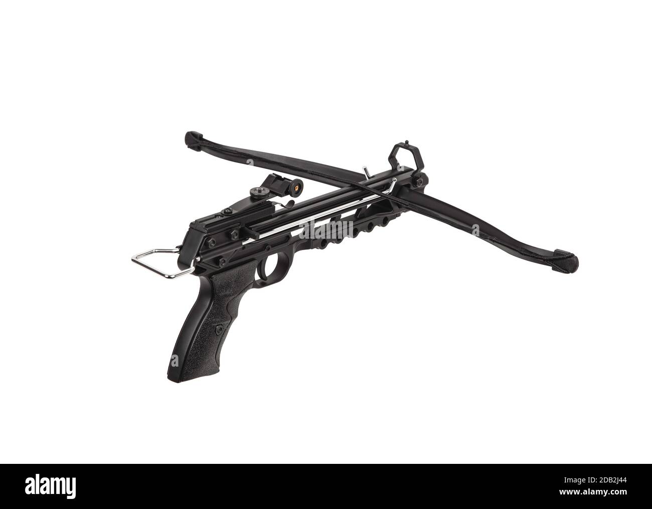 Modern crossbow isolate on a white background. Quiet weapon for hunting ...