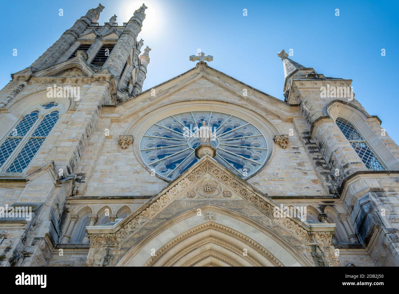 Austin Texas/USA - May 27 2019: St Mary's Catholic Cathedral Stock ...