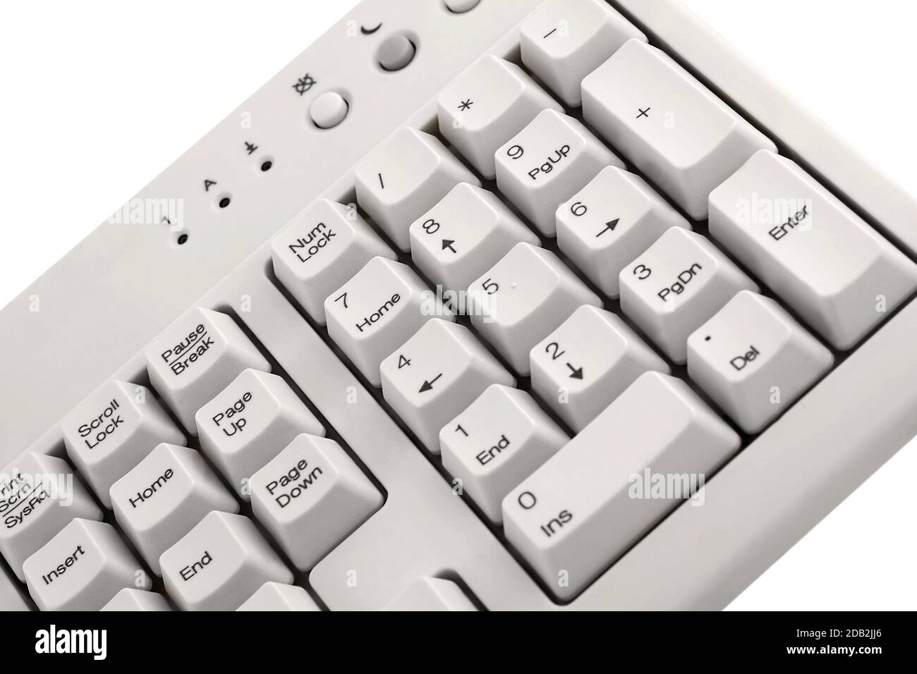 computer keyboard object isolated on white background Stock Photo - Alamy
