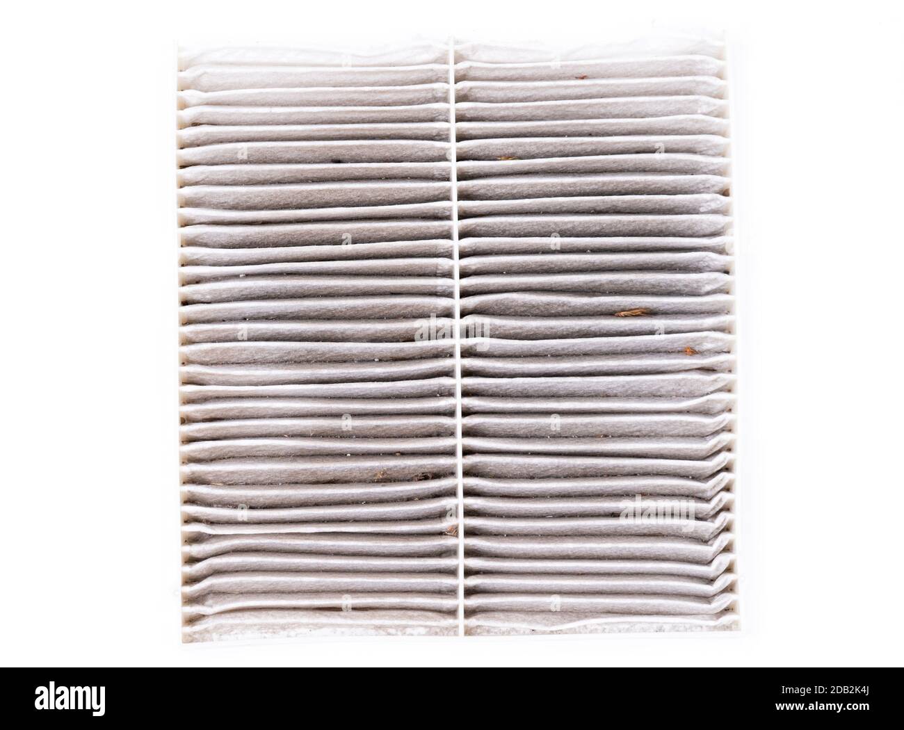 dirty car air conditioning filter isolated on white background Stock ...