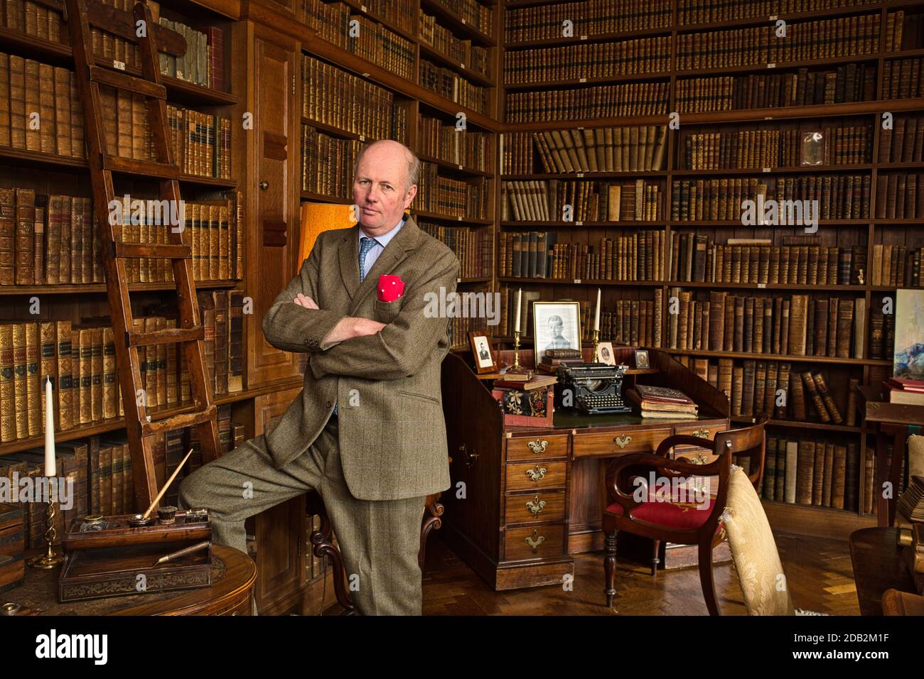 GREAT BRITAIN / England /Derbyshire/Ashbourne/ Tissington Hall / Sir ...