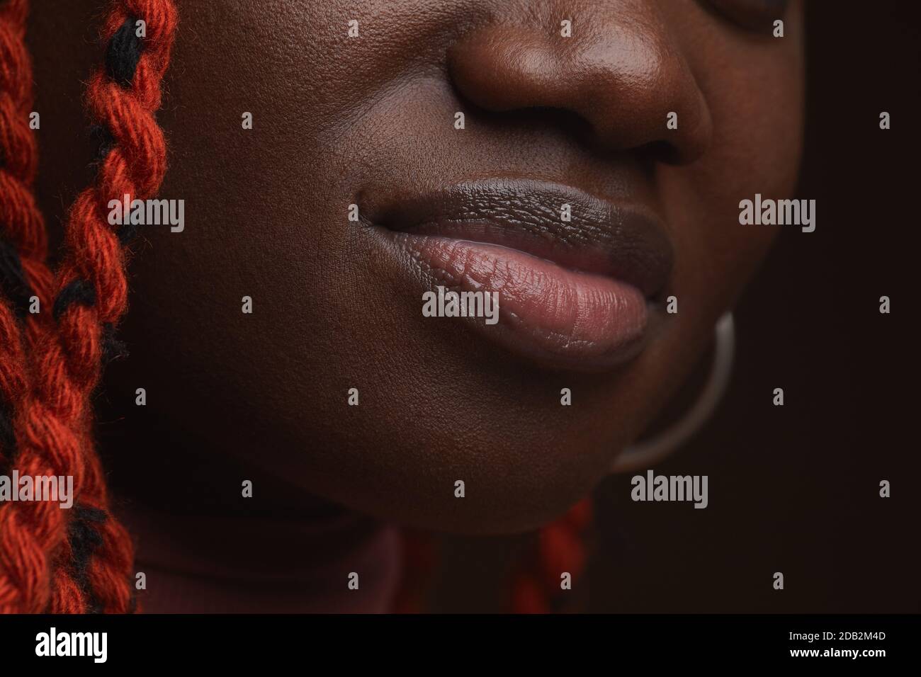 African American Natural Lips