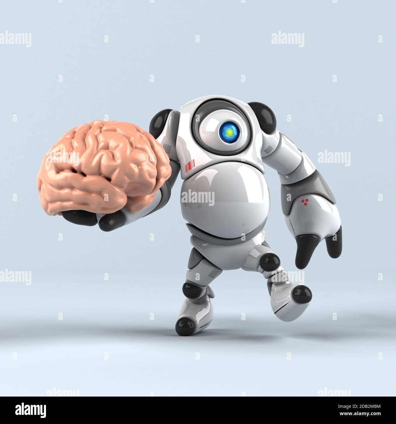 Big robot - 3D Illustration Stock Photo - Alamy