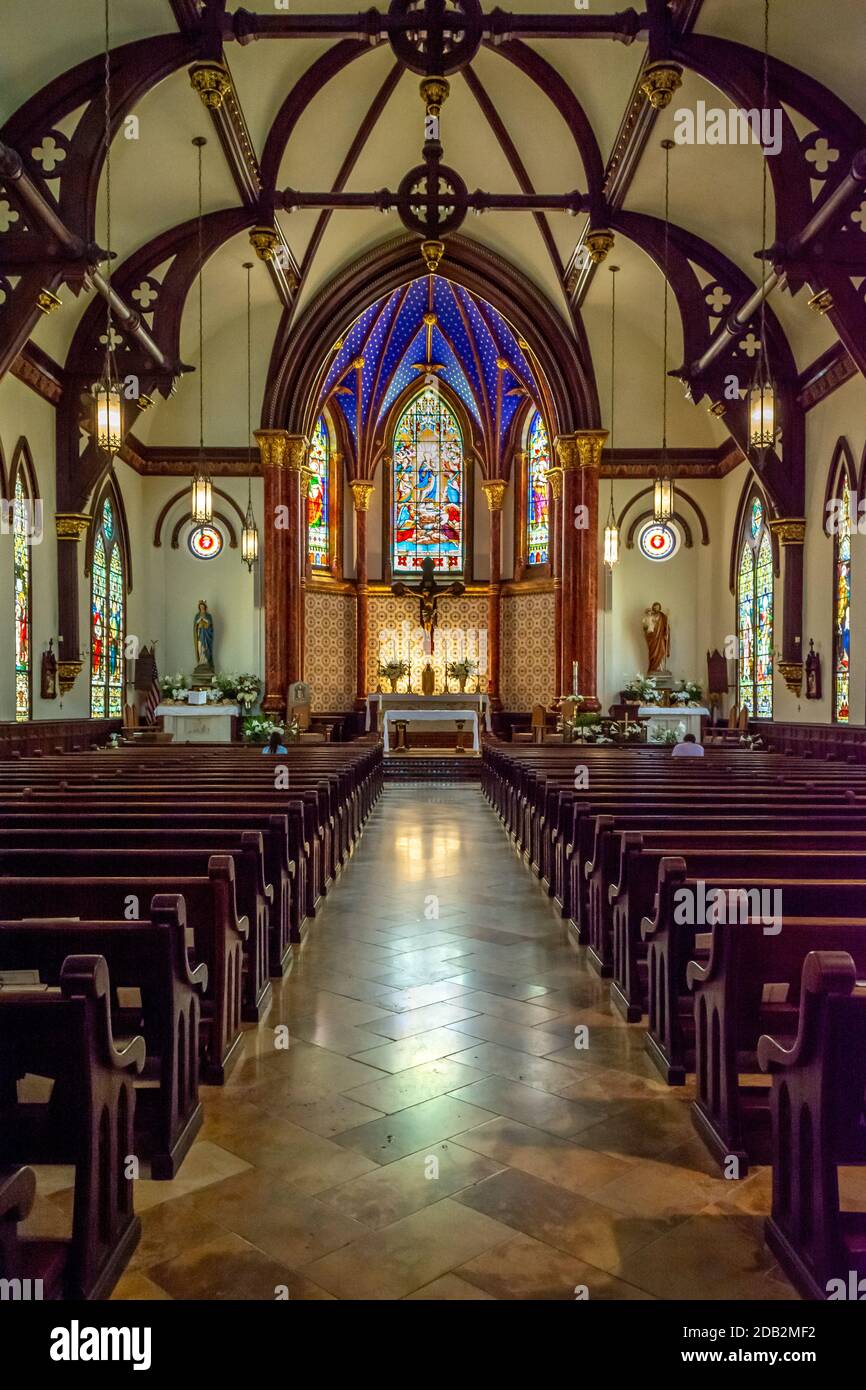 Interior view of st marys cathedral hi-res stock photography and images ...