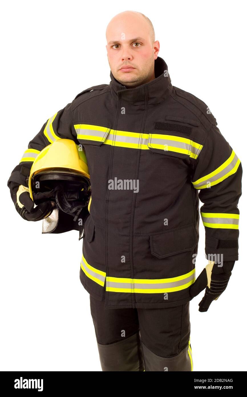 Fire fighter yellow hat hi-res stock photography and images - Alamy