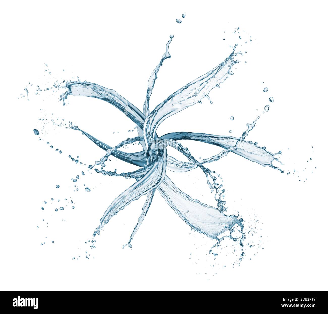 wave of natural water with splashing, isolated on white Stock Photo - Alamy