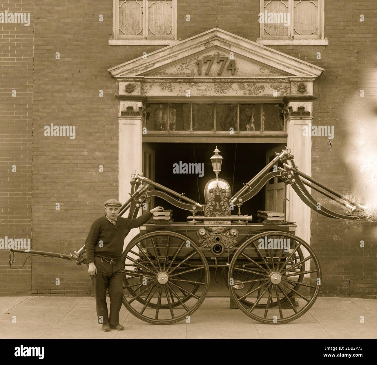 George Washington fire engine. Unusually interesting to visitors to ...