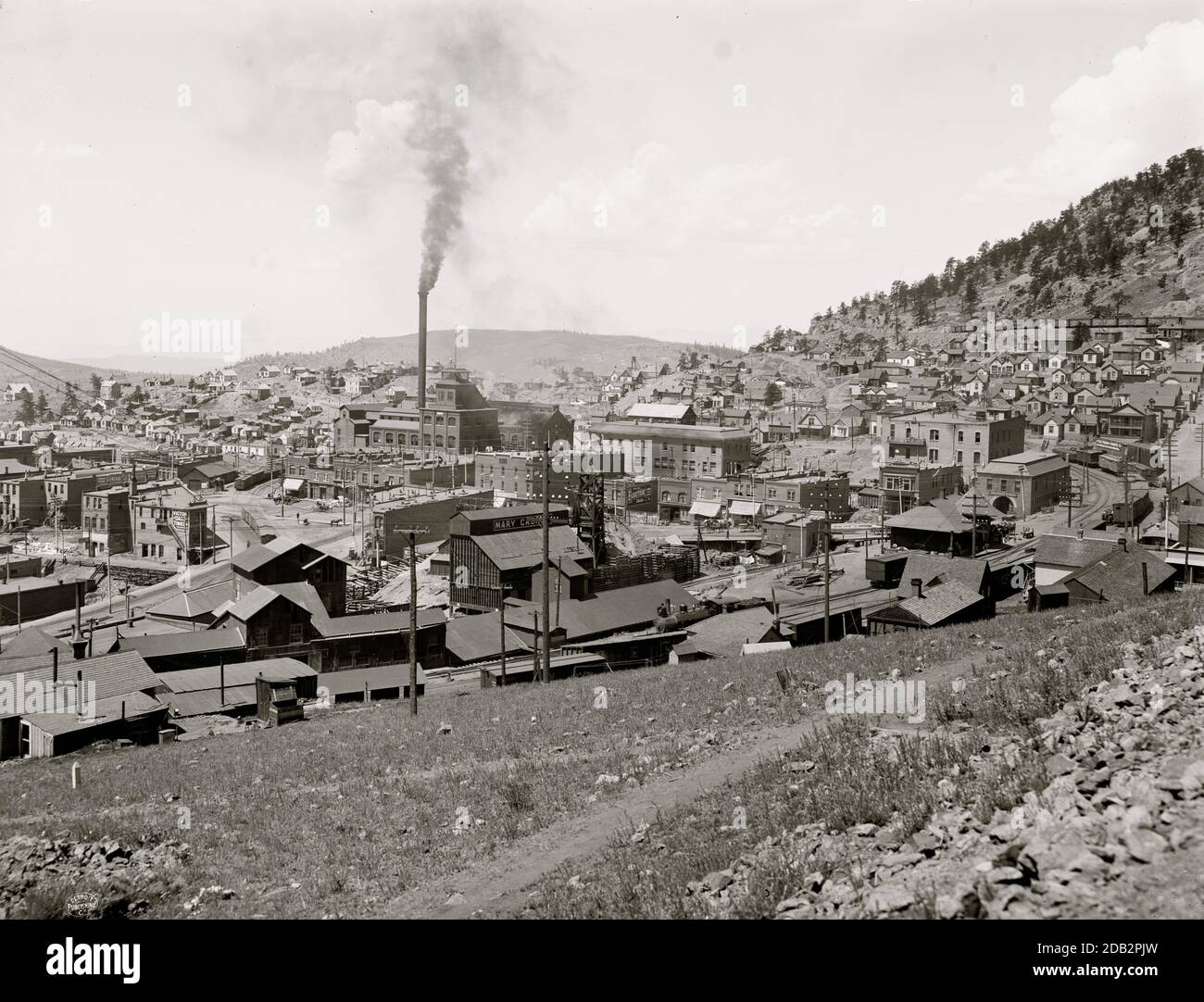 Victor, Colo., and the Gold Coin Mine Stock Photo - Alamy