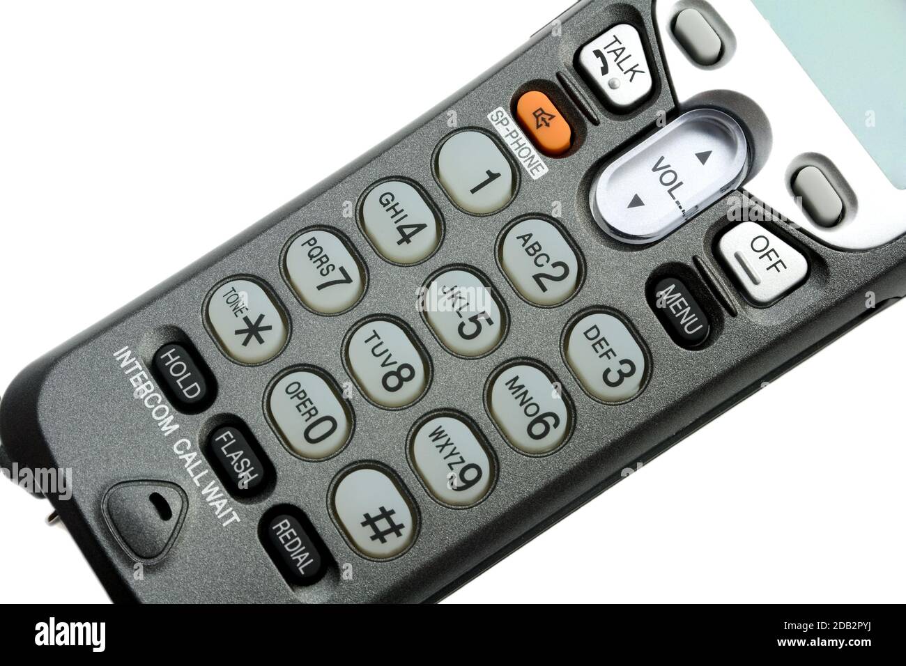 phone keypad close-up ,isolated on white background Stock Photo - Alamy