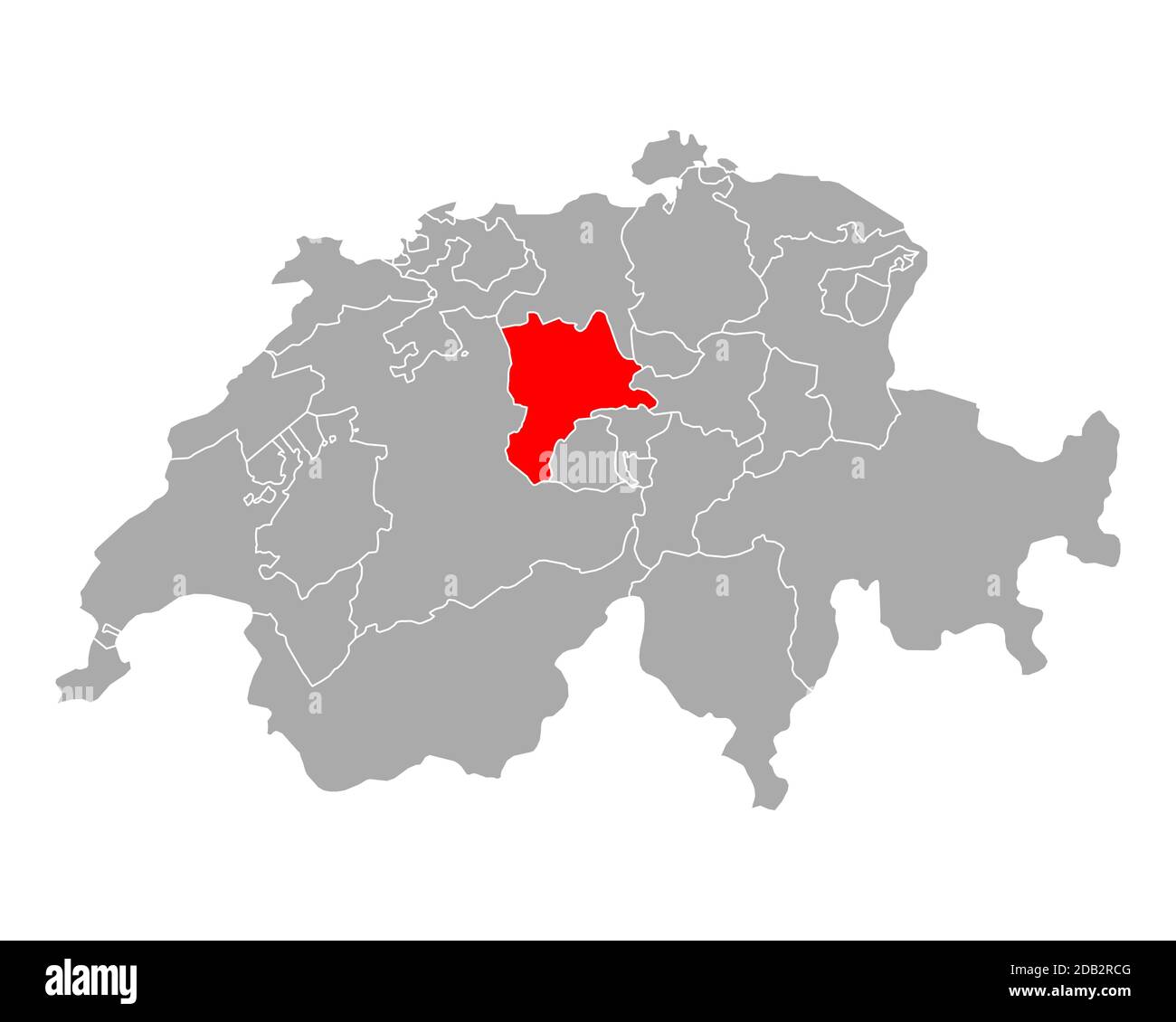 Lucerne map hi-res stock photography and images - Alamy