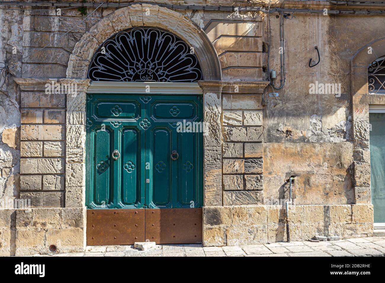 Modica (Sicily): ancient doors of historic noble palaces Stock Photo ...