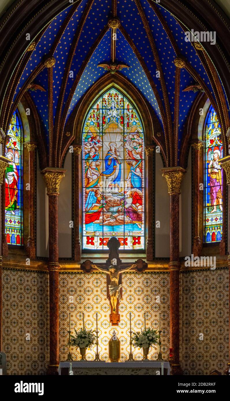 Austin Texas/USA - May 27 2019: St Mary's Catholic Cathedral Stock ...