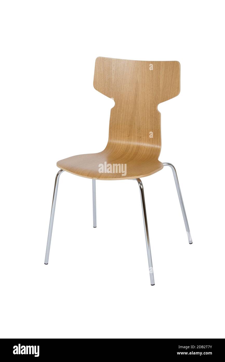 A vertical shot of a chair on a white background Stock Photo - Alamy
