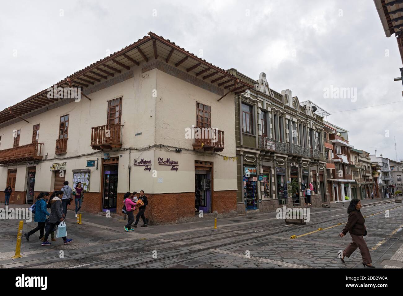 UNESCO World Heritage, Cuenca, Azuay Provence, Ecuador Stock Photo - Alamy
