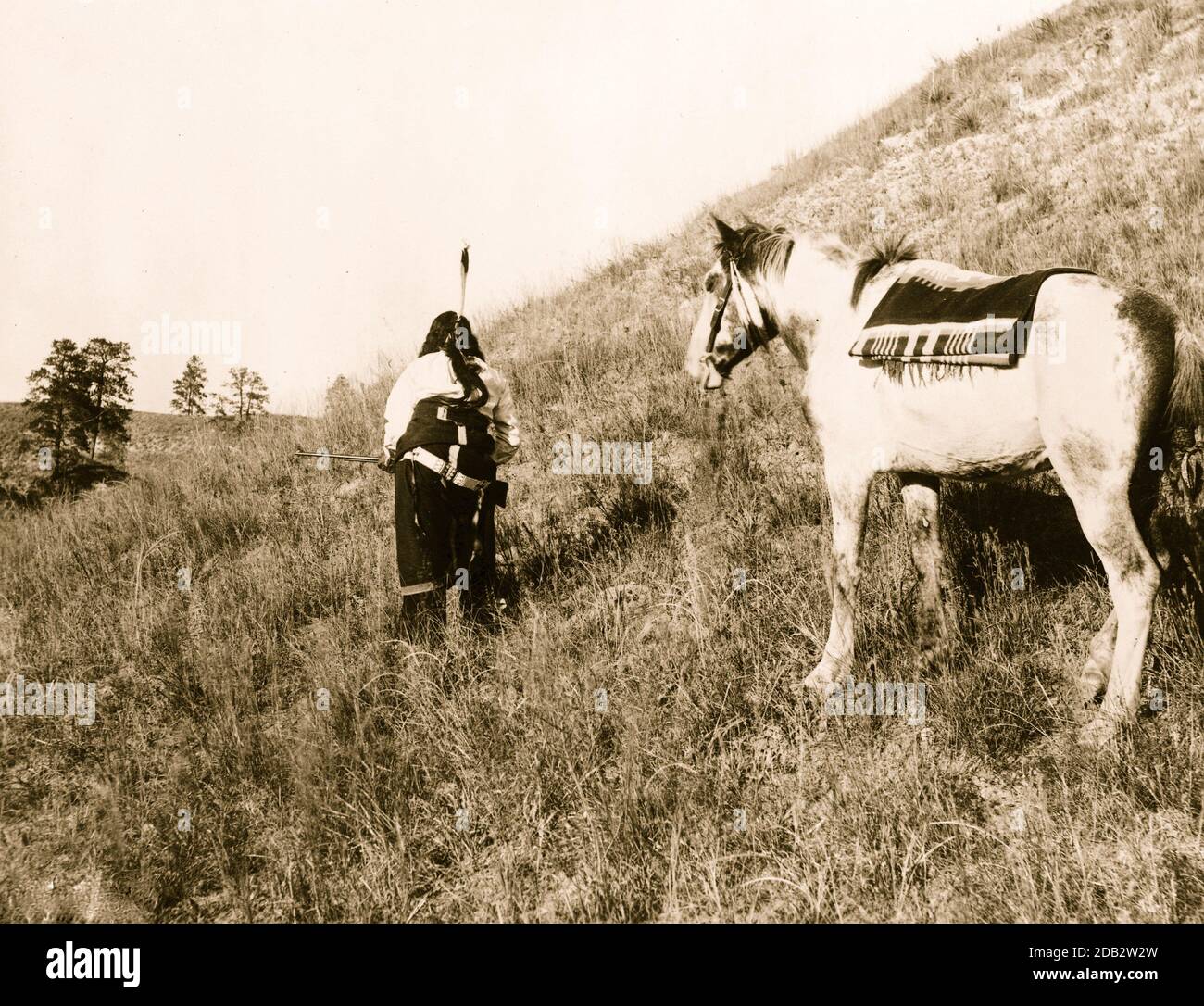 Native american indian rifle hi-res stock photography and images - Alamy