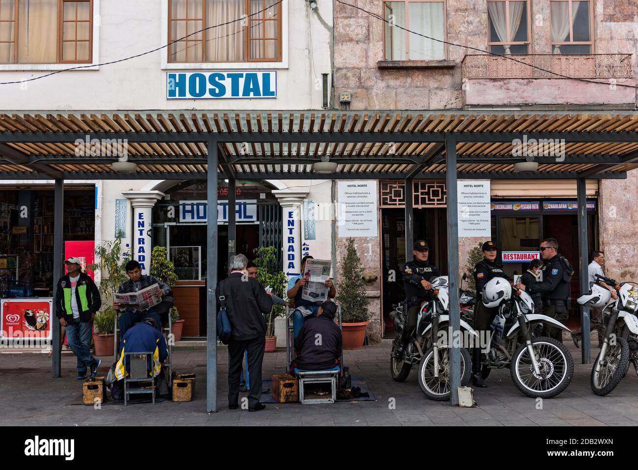 UNESCO World Heritage, Cuenca, Azuay Provence, Ecuador Stock Photo - Alamy