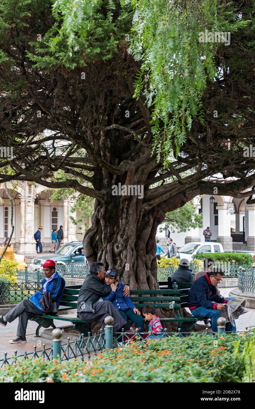 UNESCO World Heritage, Cuenca, Azuay Provence, Ecuador Stock Photo - Alamy