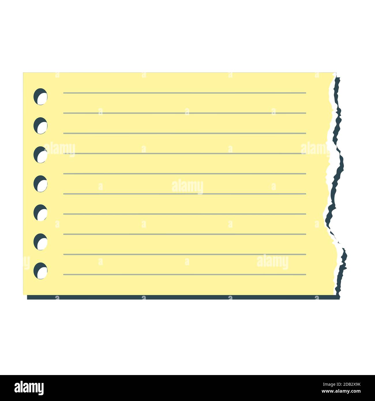 Yellow Notepad Png
