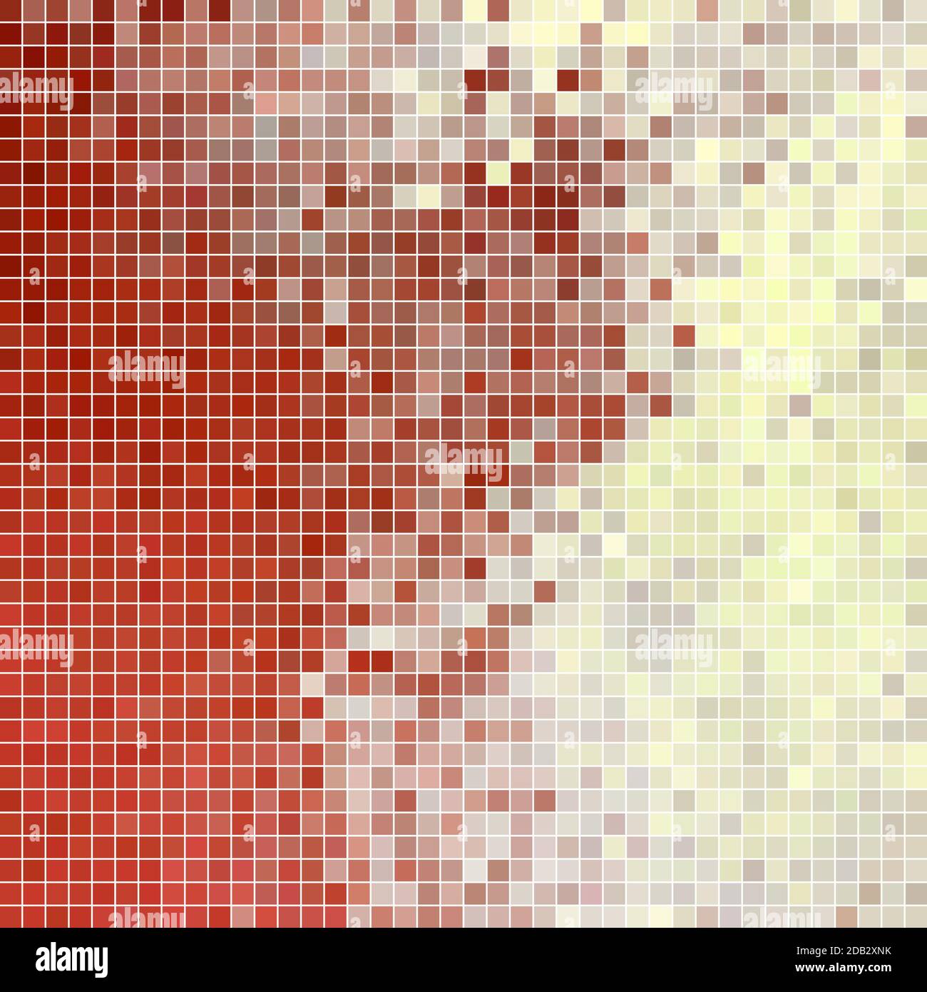 abstract square pixel mosaic background - red Stock Photo - Alamy