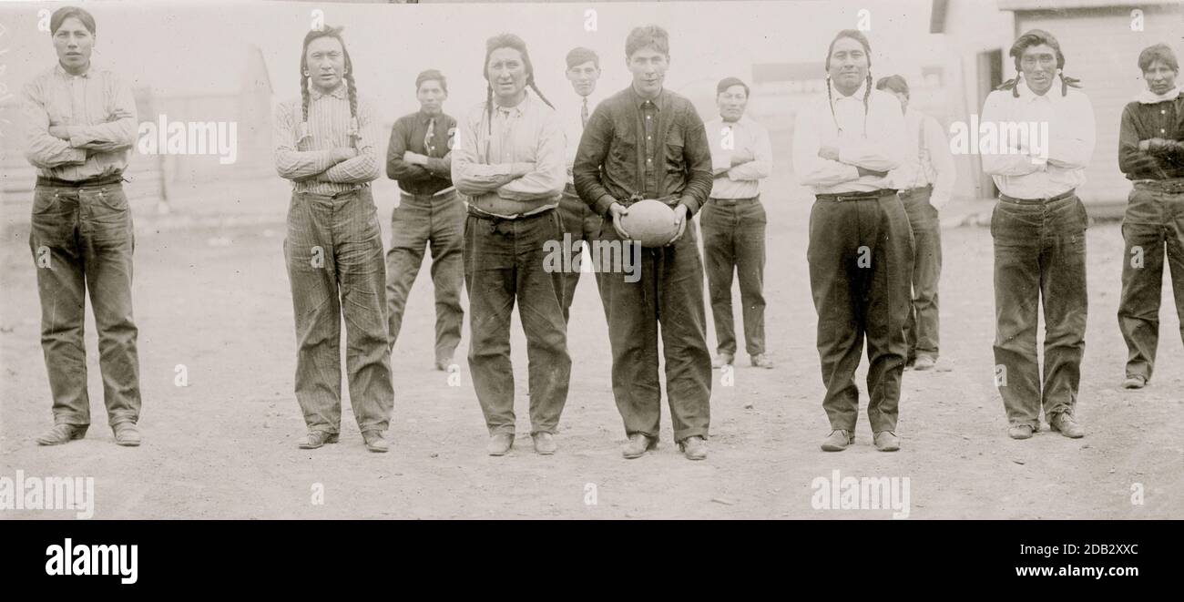 Sioux football team Stock Photo - Alamy