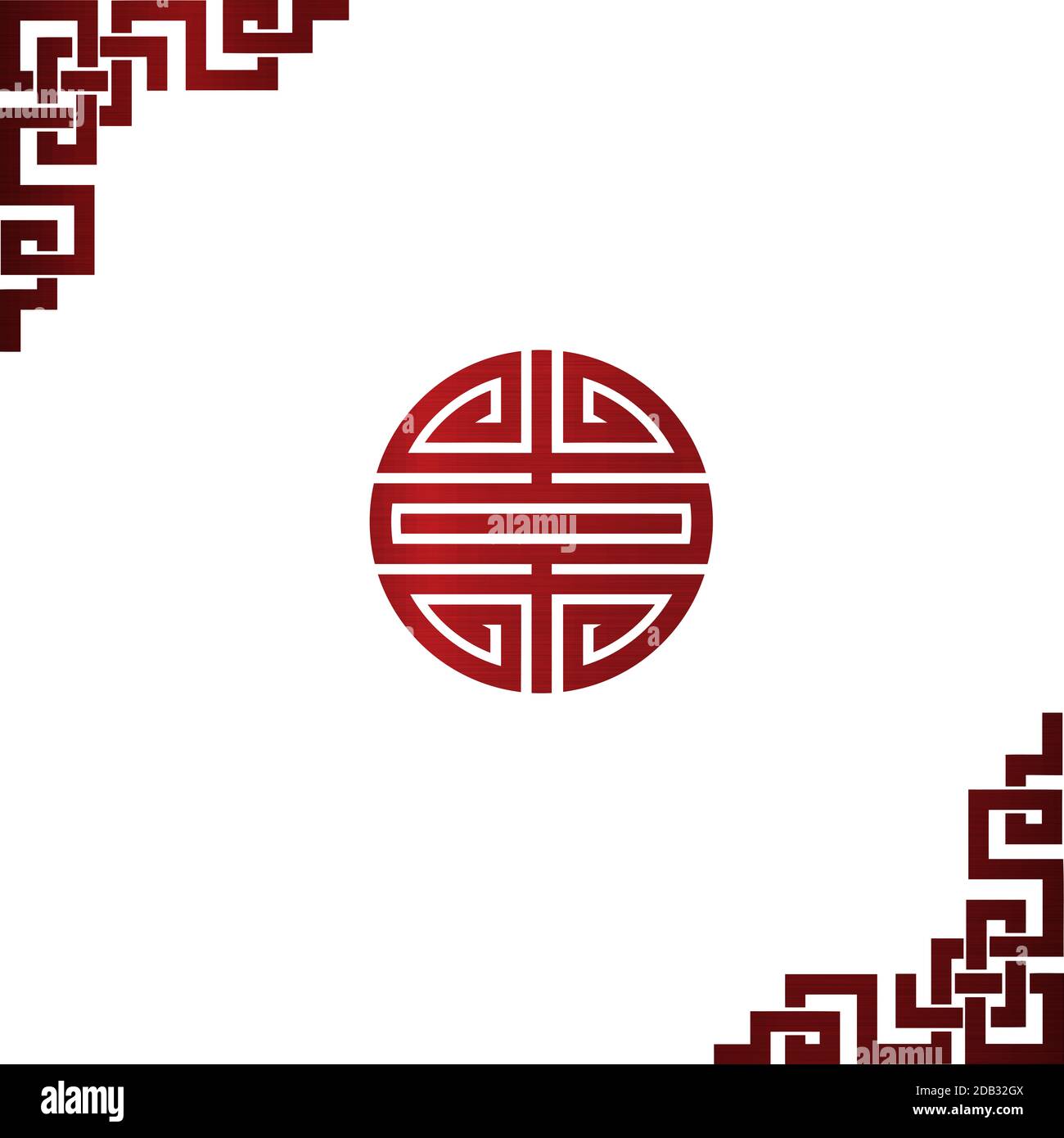 Chinese Red Border Design High Resolution Stock Photography and Images ...