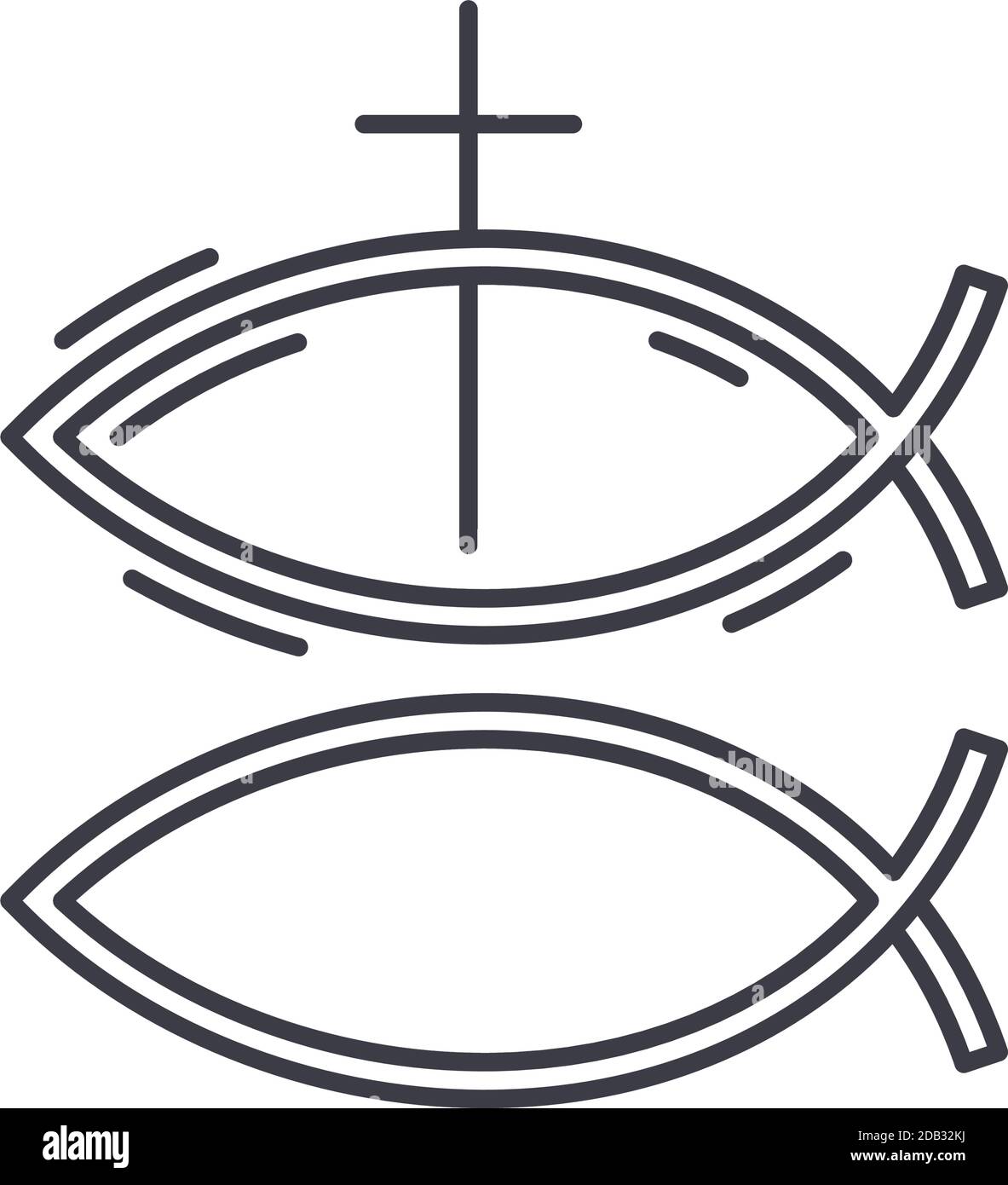 Christian Fish Symbol Clip Art Outline Of A Christian Fish Symbol
