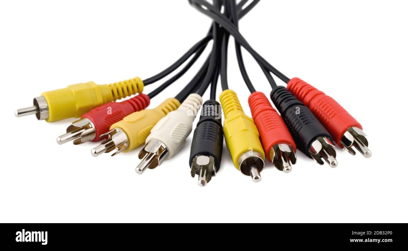 cable isolated in white Stock Photo - Alamy