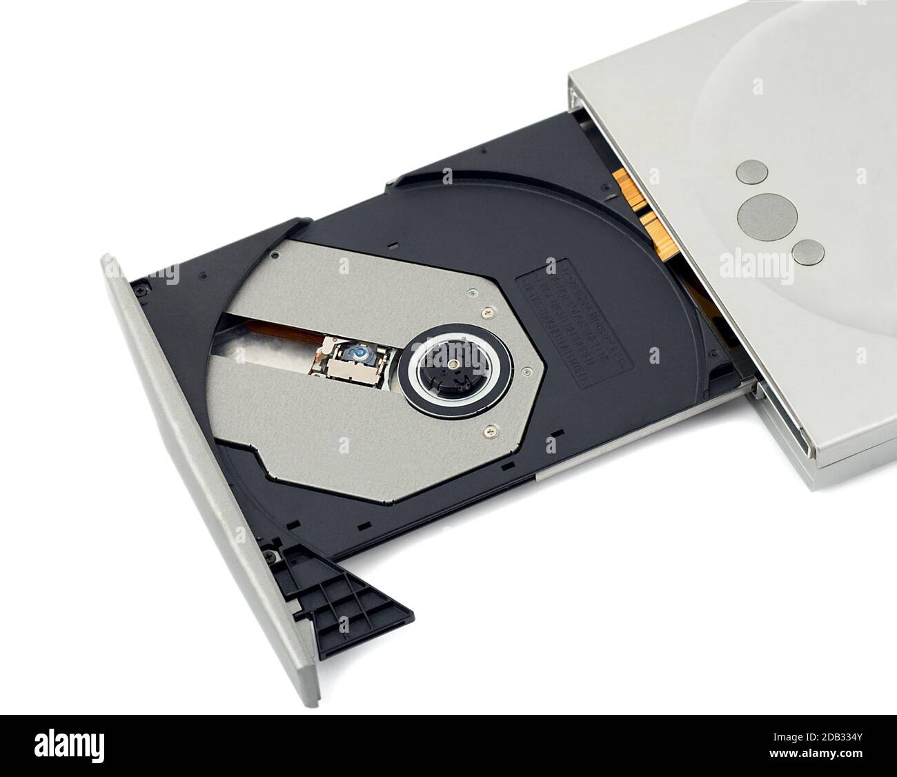 CDRom DVDRom open reader isolated on white background Stock Photo - Alamy