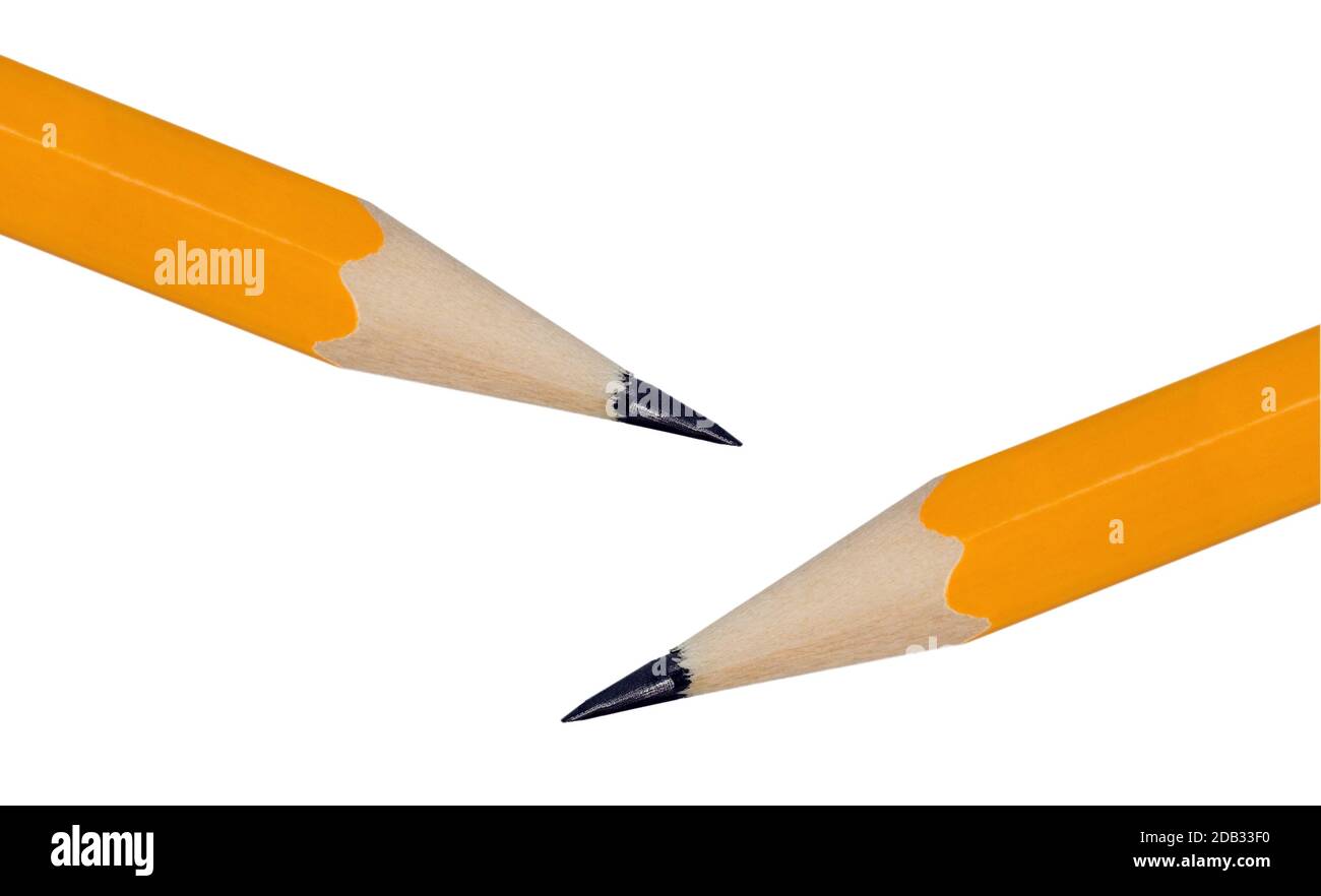 sharp pencil close up isolated on white background Stock Photo - Alamy