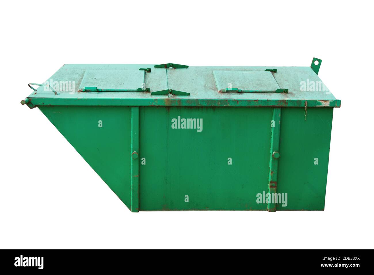 A dumpster on a white background Stock Photo - Alamy