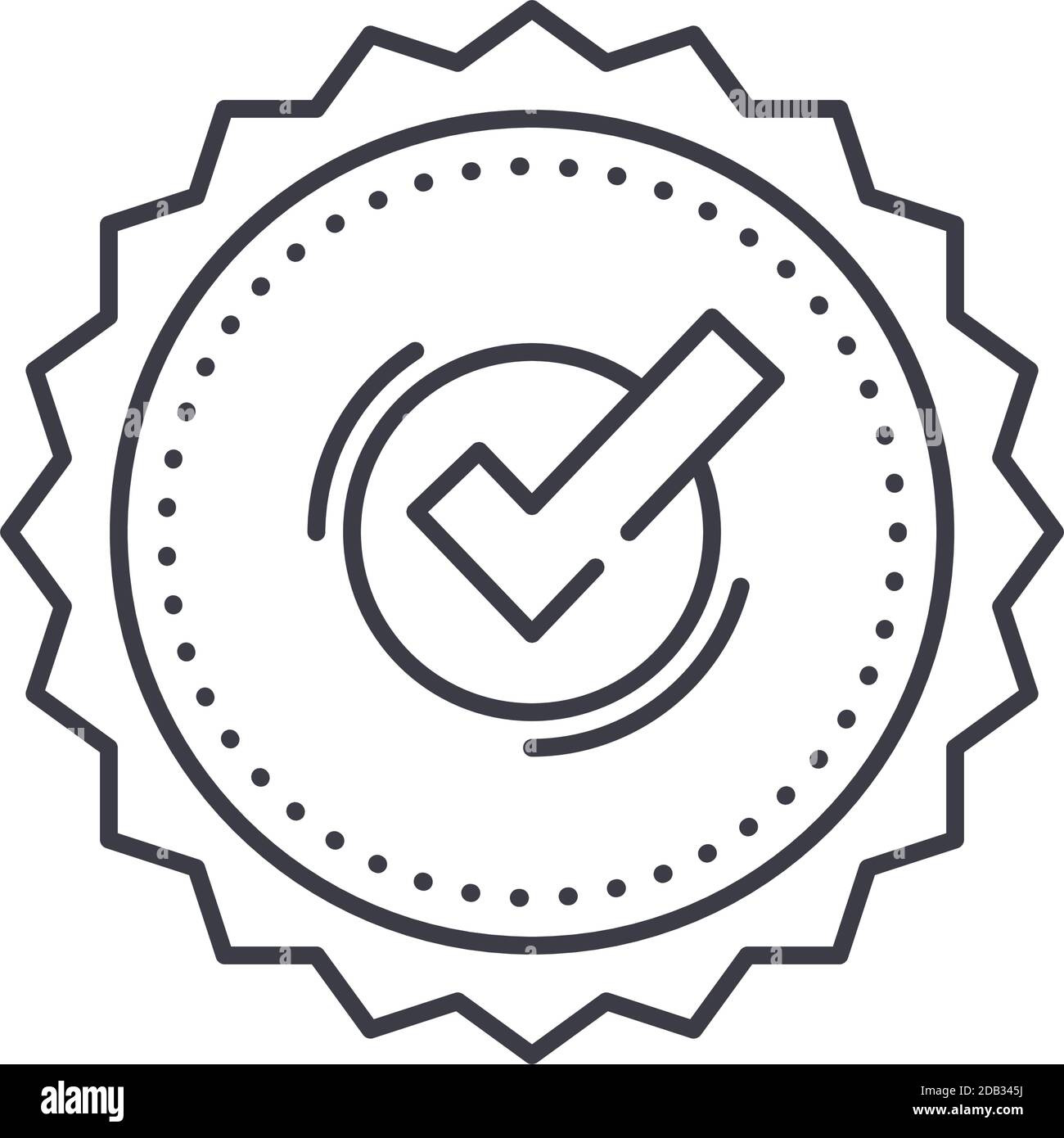 Premium service image icon, linear isolated illustration, thin line ...