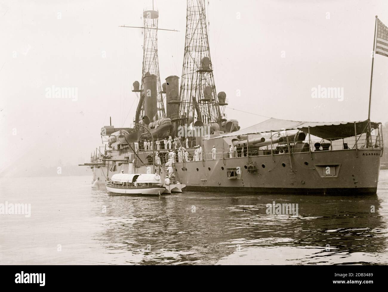 Naval Militia boarding ALABAMA Stock Photo - Alamy