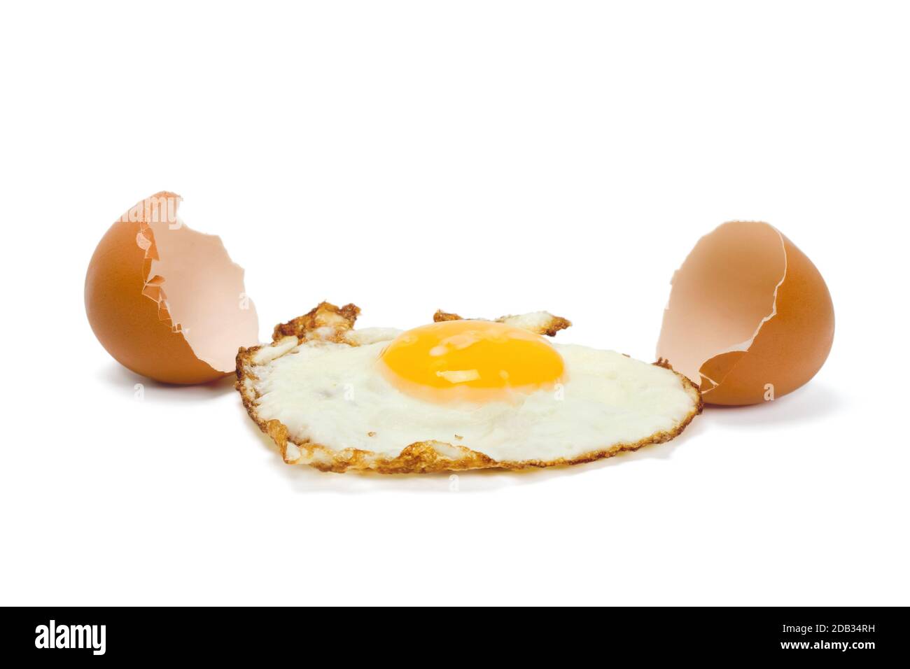 egg broken isolated on white background Stock Photo - Alamy