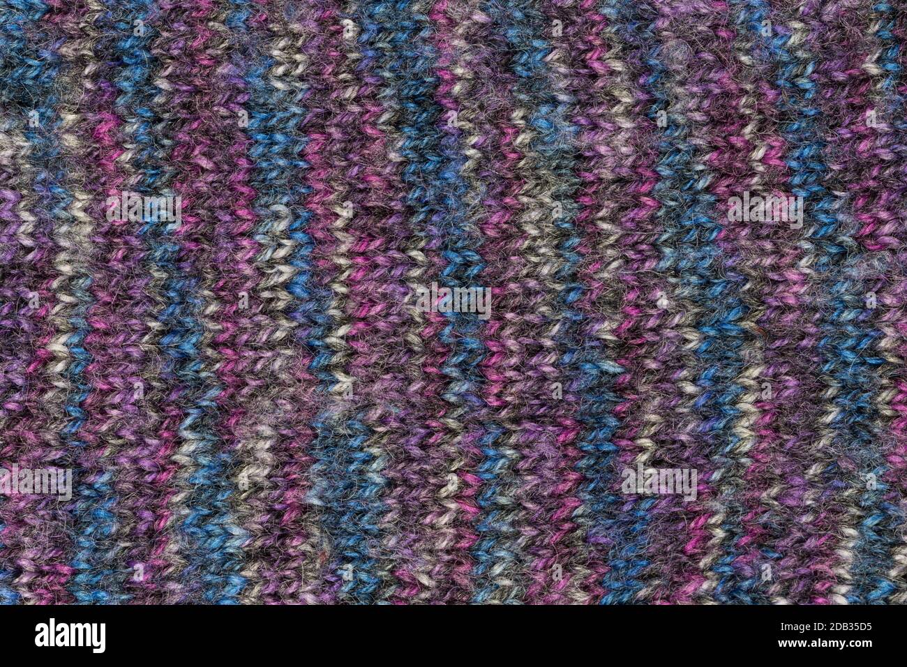 Knit structure with colorful colors Stock Photo - Alamy