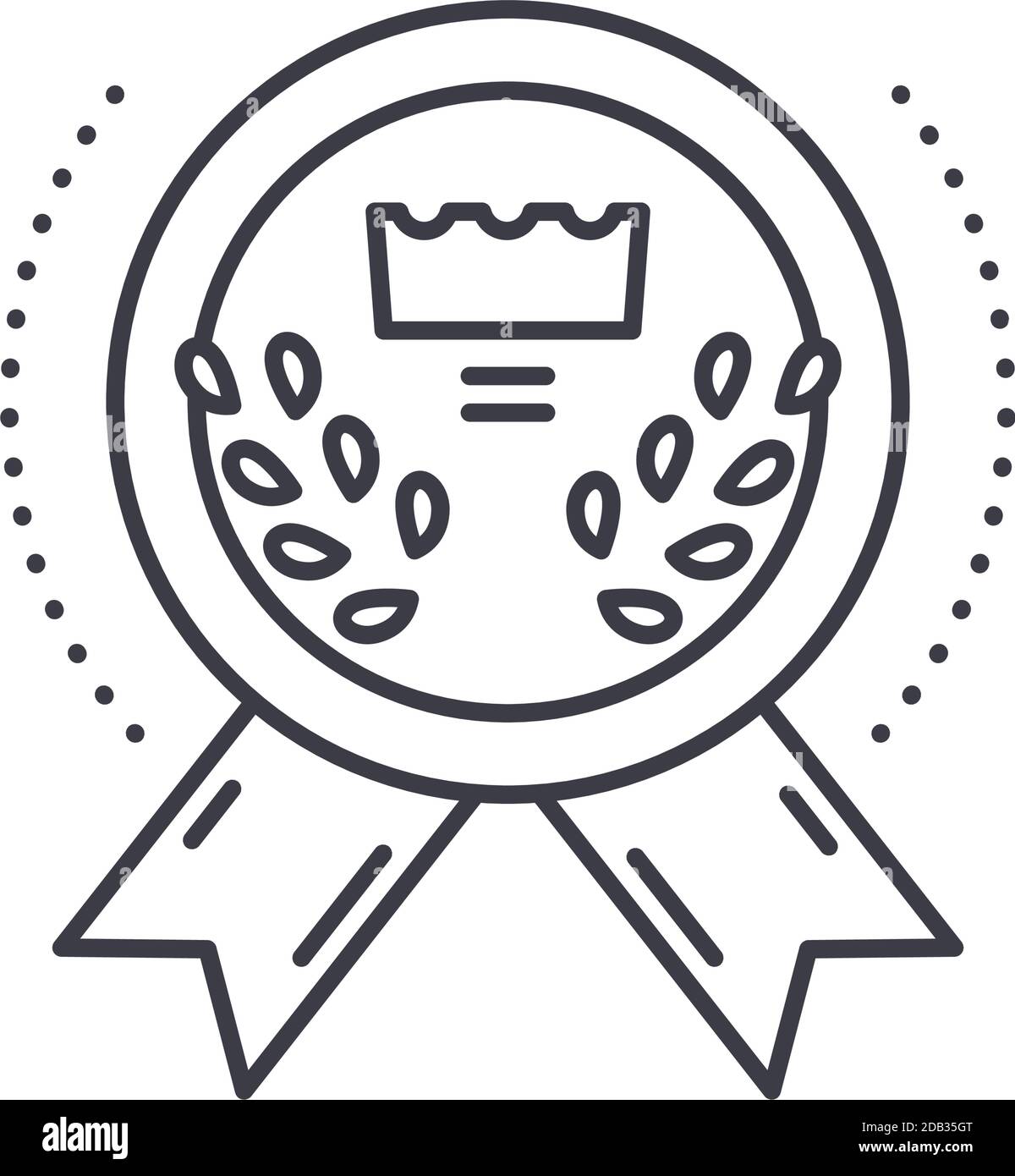 Premium quality icon, linear isolated illustration, thin line vector ...