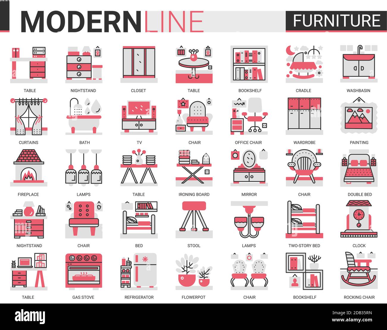 Finishing desk Stock Vector Images - Alamy