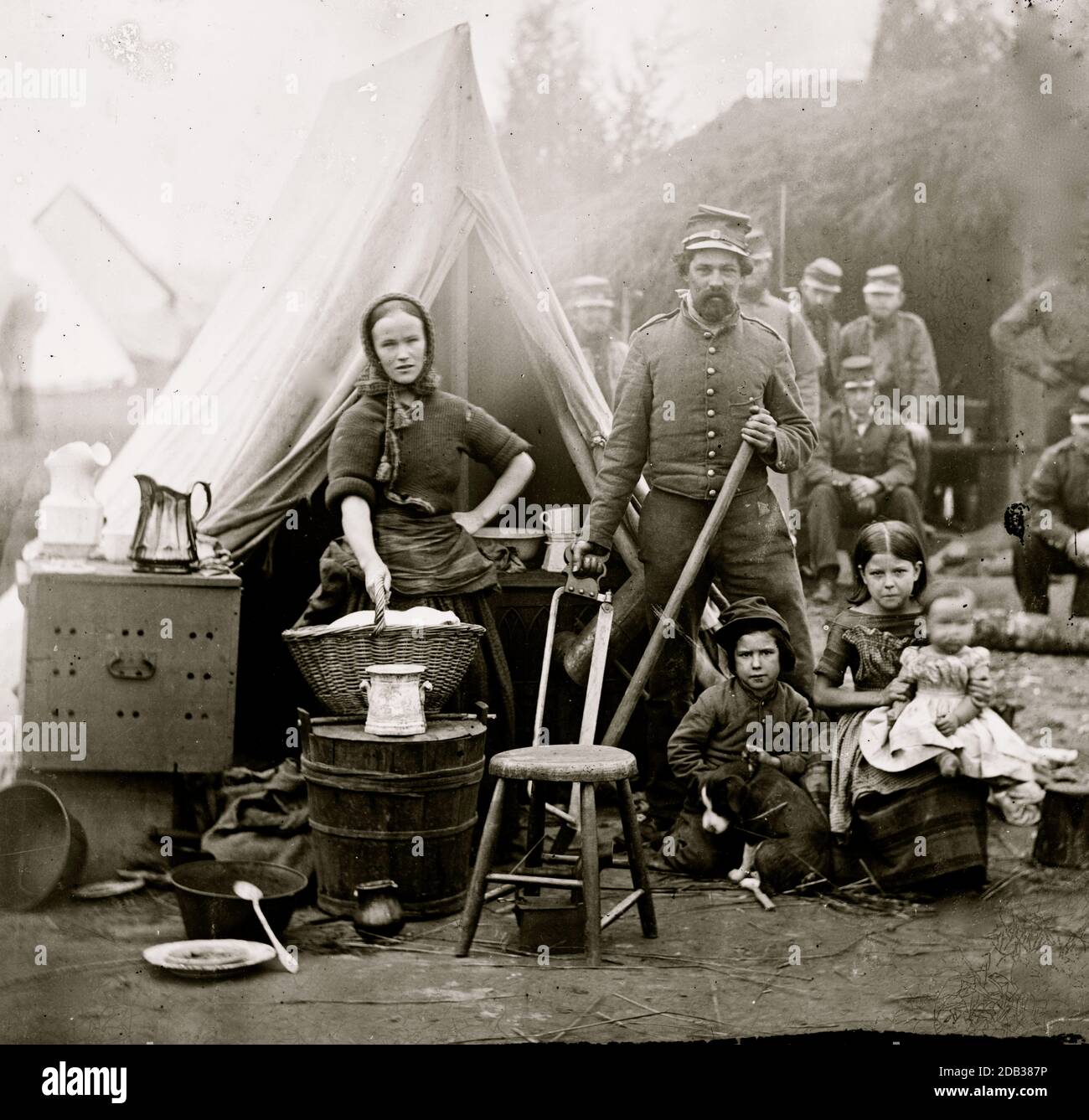 Washington, District of Columbia. Tent life of the 31st Penn. Inf ...