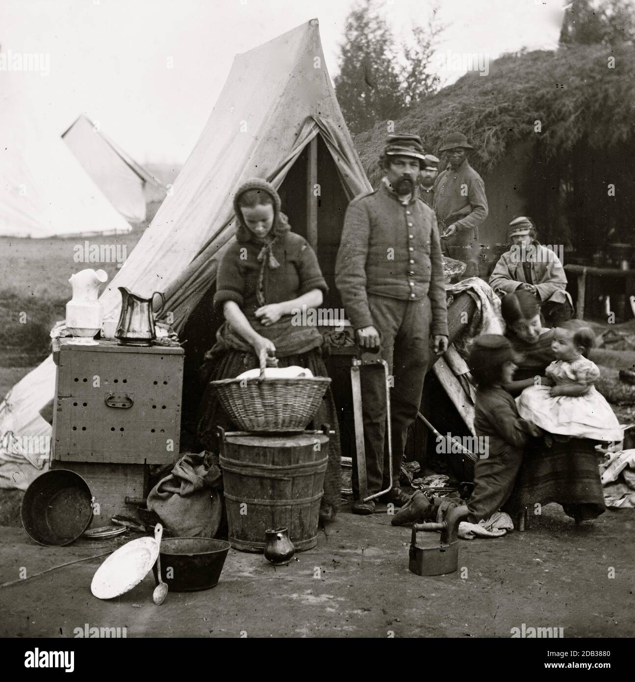 Washington, District of Columbia. Tent life of the 31st Penn. Inf ...