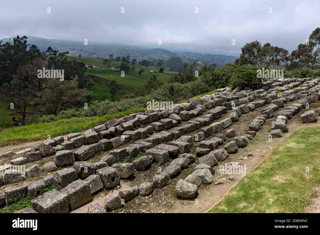 Ingapirca, temple of the sun, Ecuador Stock Photo - Alamy