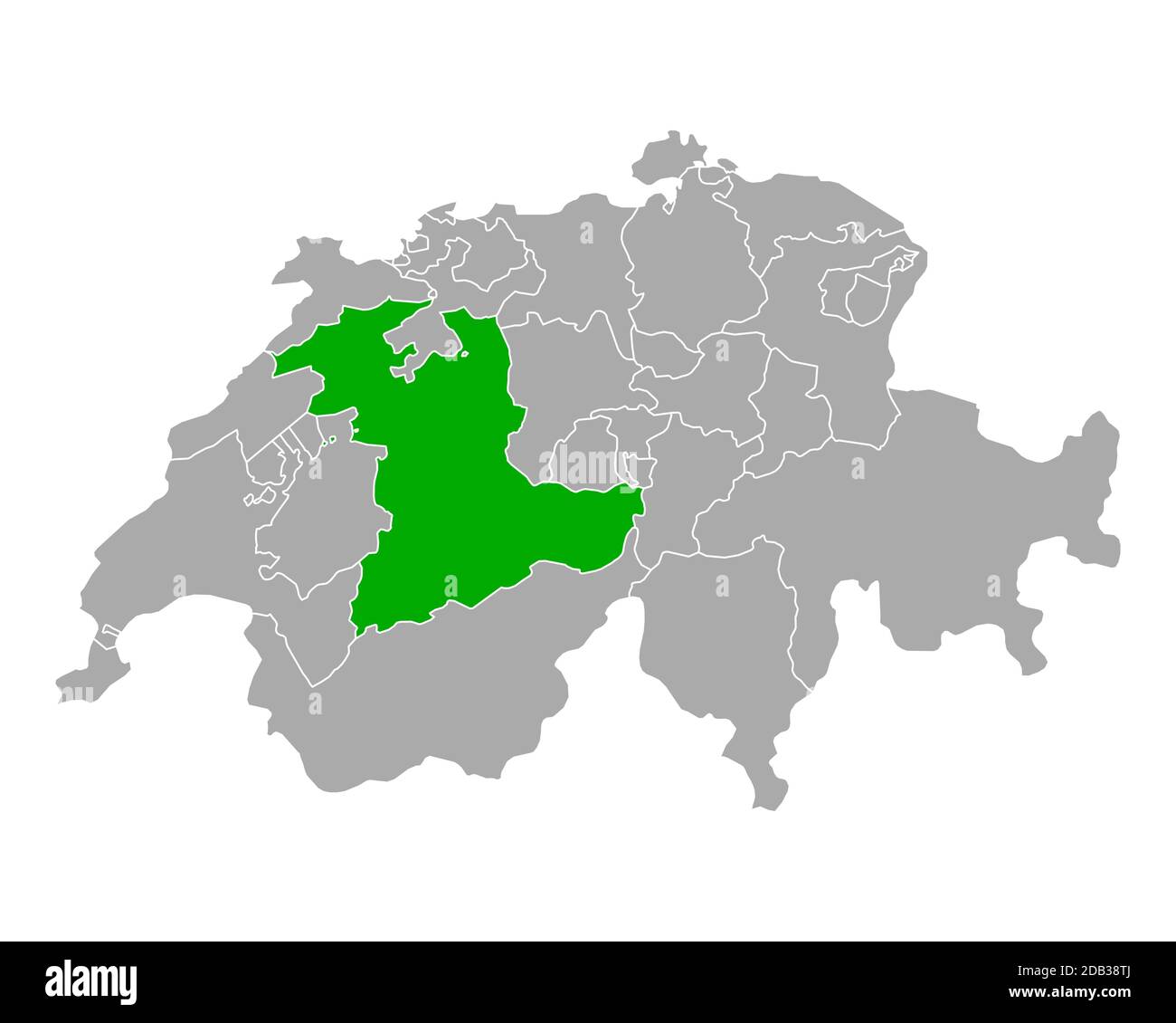 Map of Bern in Switzerland Stock Photo - Alamy