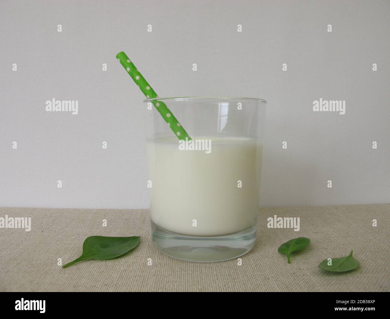 A glass of ayran made by yogurt, iced water and salt Stock Photo - Alamy