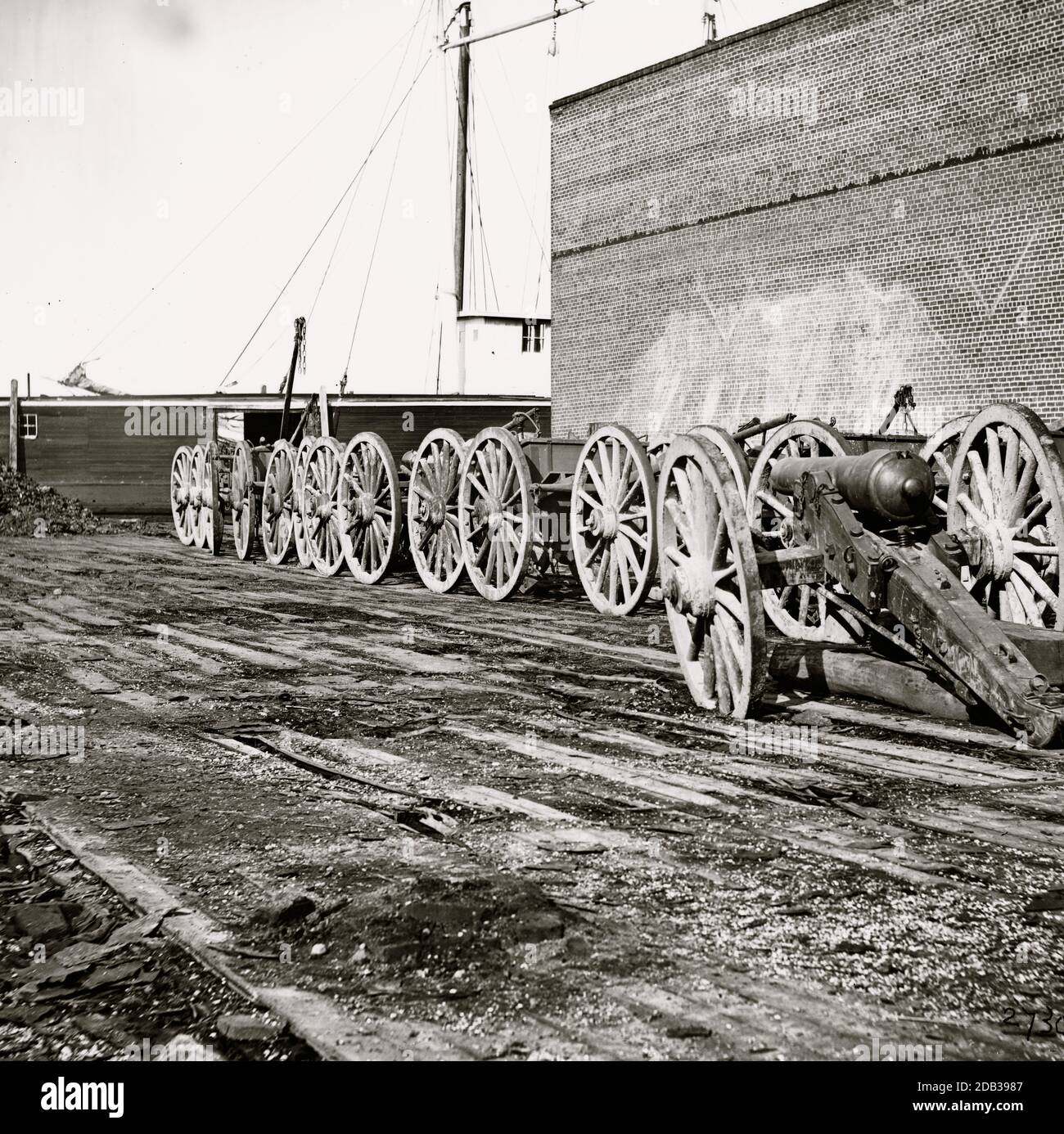 Richmond, Virginia. Confederate artillery Stock Photo - Alamy