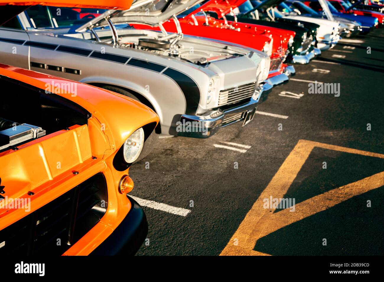 Blue vintage cars hi-res stock photography and images - Alamy